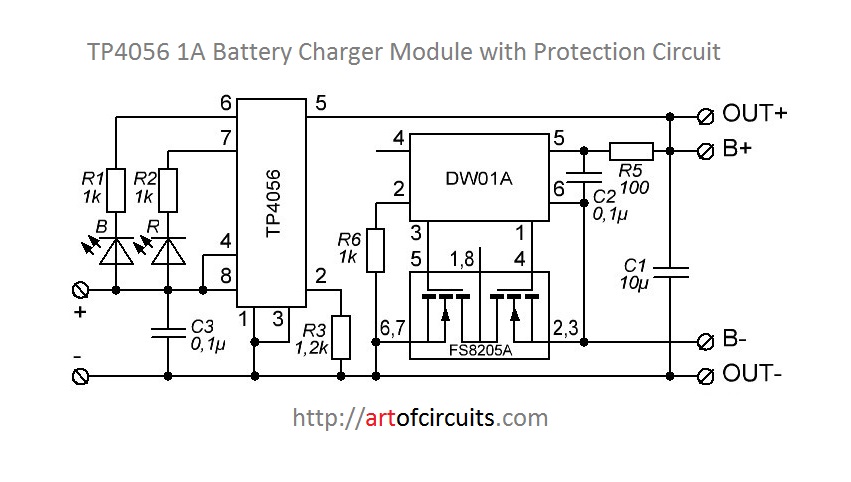 Módulo Cargador de batería litio TP4056 con protección USB-C
